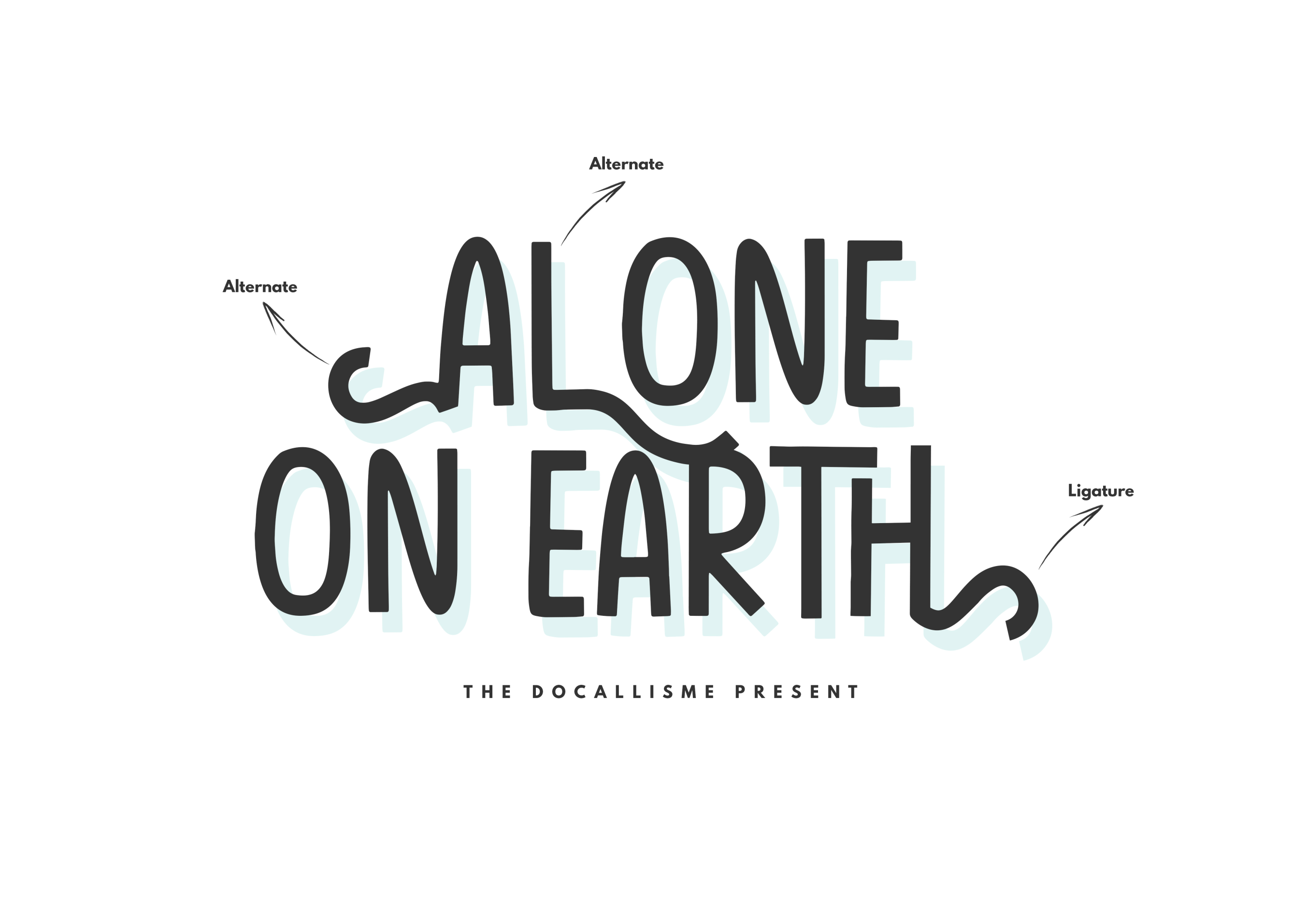 Alone On Earth by DCLL Studio at DailyFont.com